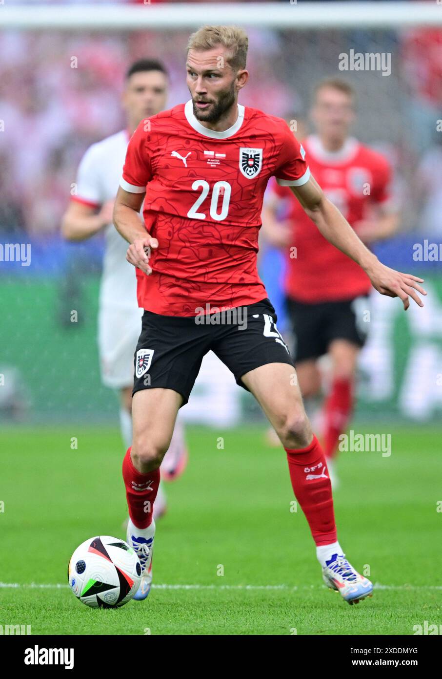 Konrad Laimer (Oesterreich)Berlin, 21.06.2024, Fussball, UEFA EURO 2024 ...