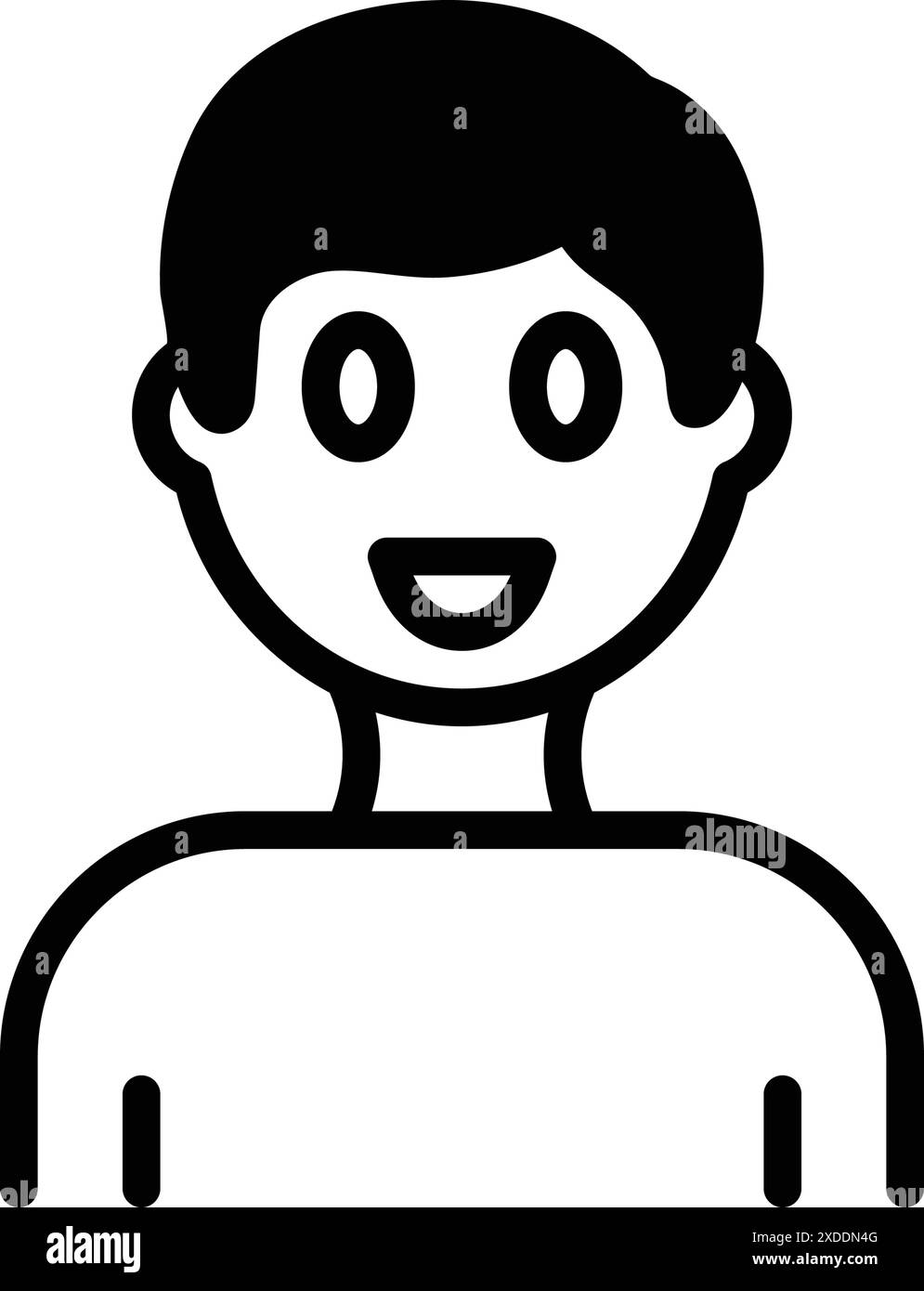 Lad icon Black and White Stock Photos & Images - Alamy