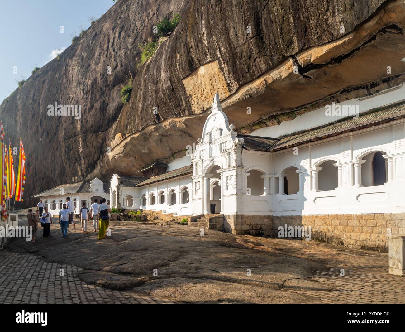 Sri Lanka, Ceylon island - Dambulla Cave Buddhist Temple Stock Photo ...