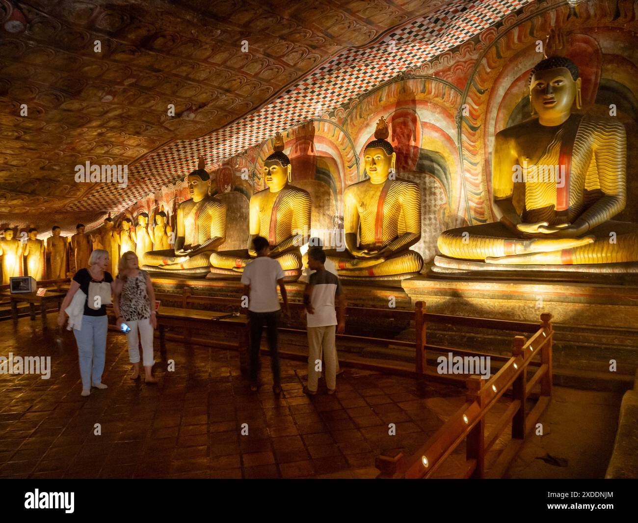 Sri Lanka, Ceylon island - Dambulla Cave Buddhist Temple Stock Photo ...