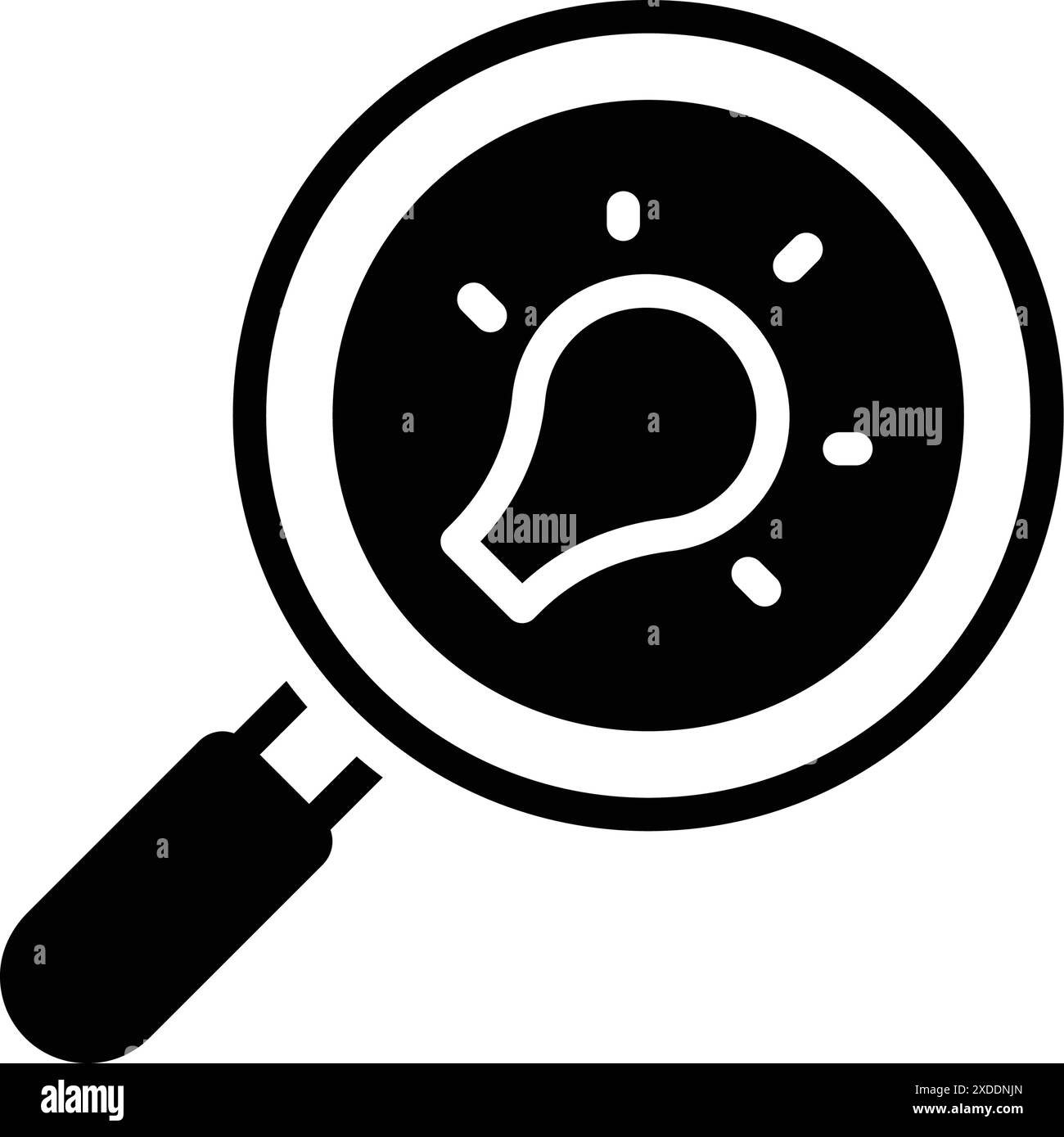Icon for discovery,detection Stock Vector Image & Art - Alamy