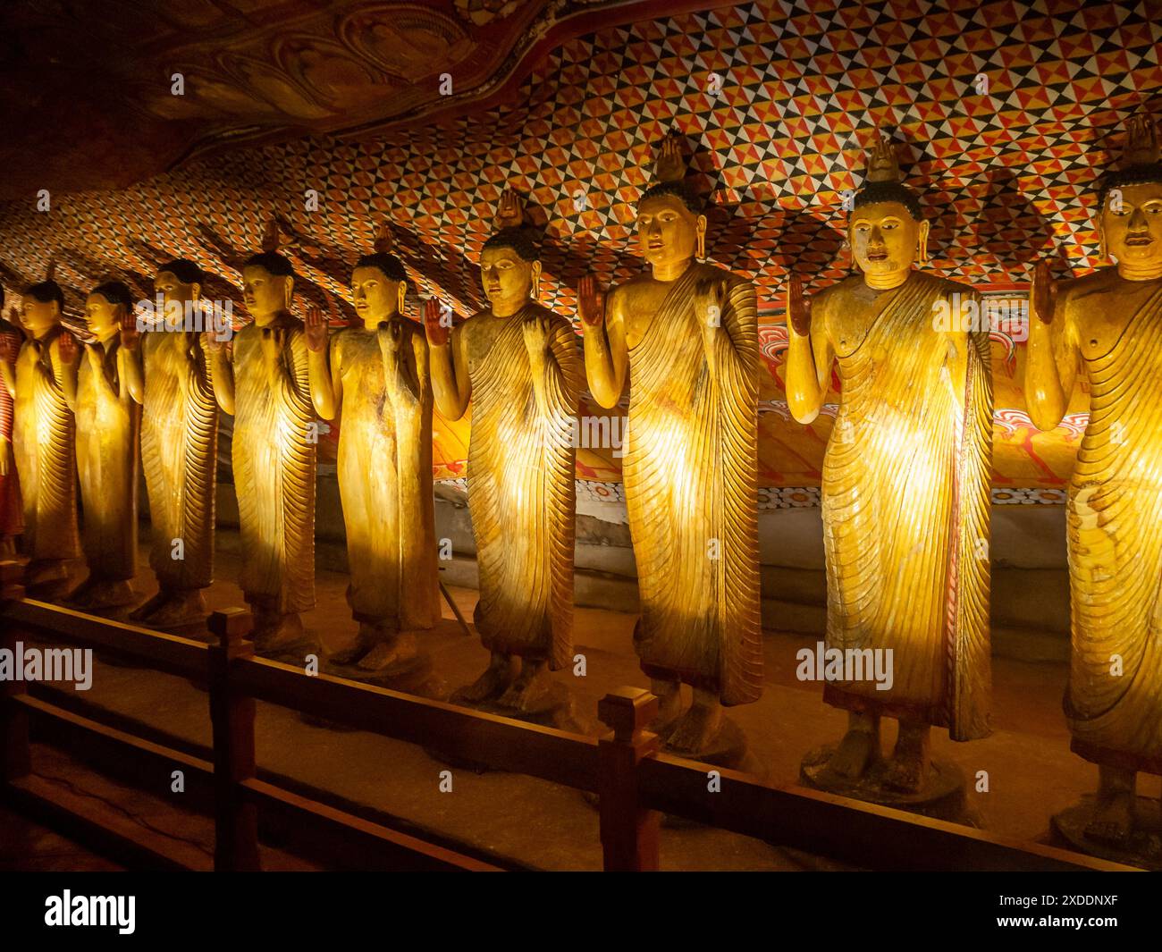 Sri Lanka, Ceylon island - Dambulla Cave Buddhist Temple Stock Photo ...
