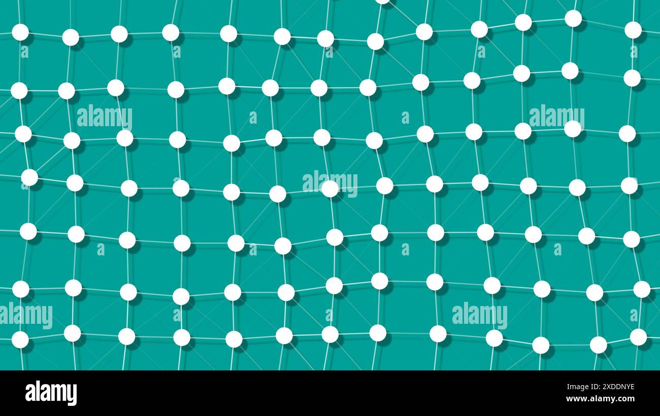 Network Connection Data With Many Connections And Lines Stock Photo - Alamy