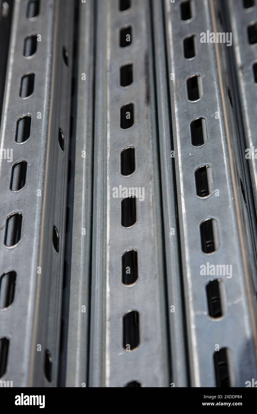 Pile steel channel for construction of a house to an outdoor site ...