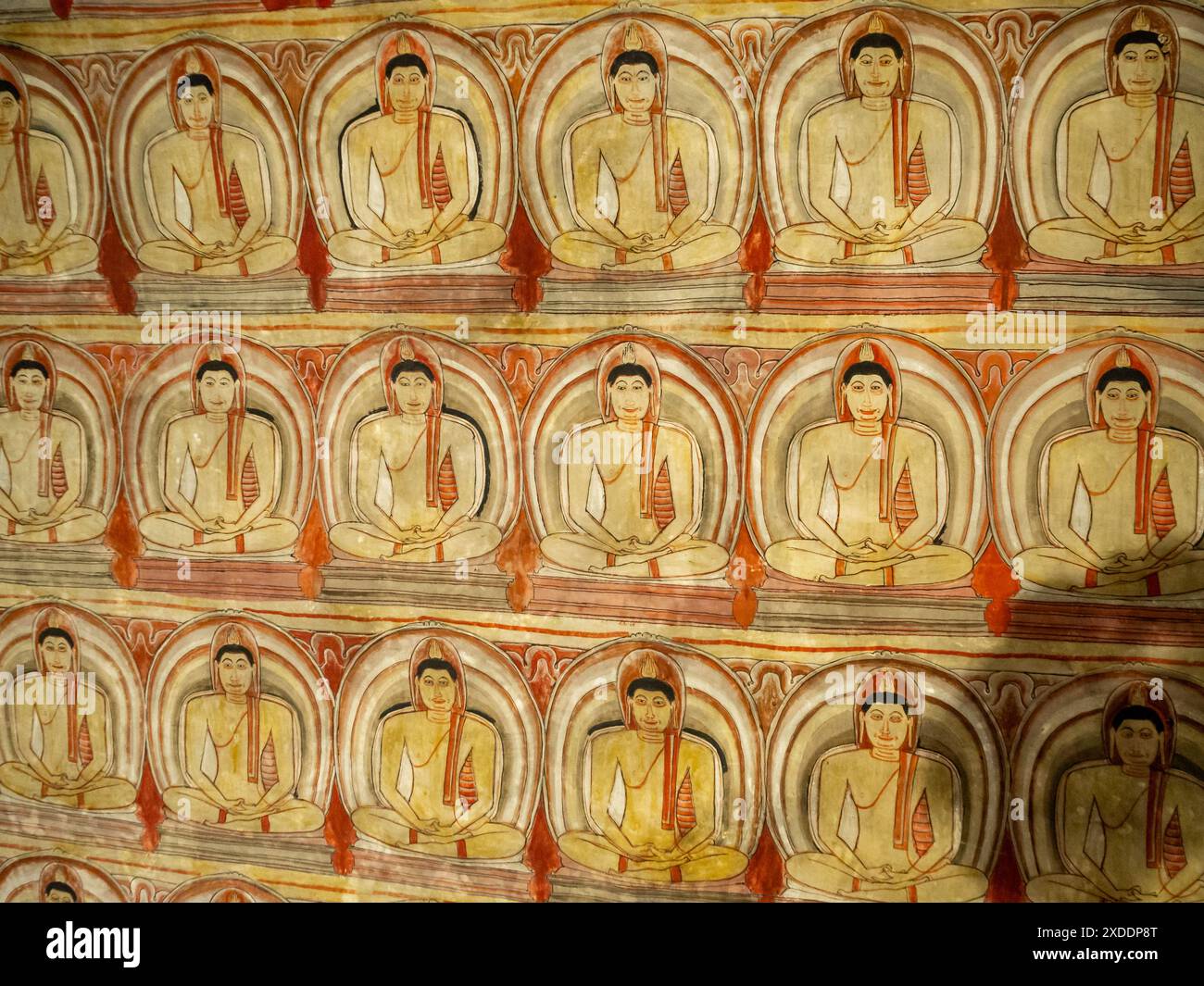 Sri Lanka, Ceylon island - Dambulla Cave Buddhist Temple Stock Photo ...