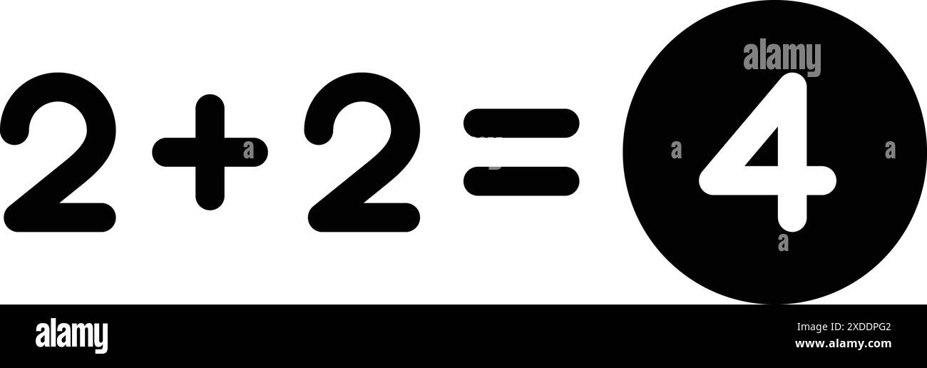 Icon total number Stock Vector Images - Alamy