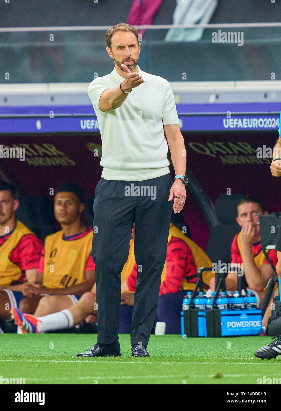 Gareth Southgate, headcoach England, in the group C stage match ENGLAND ...
