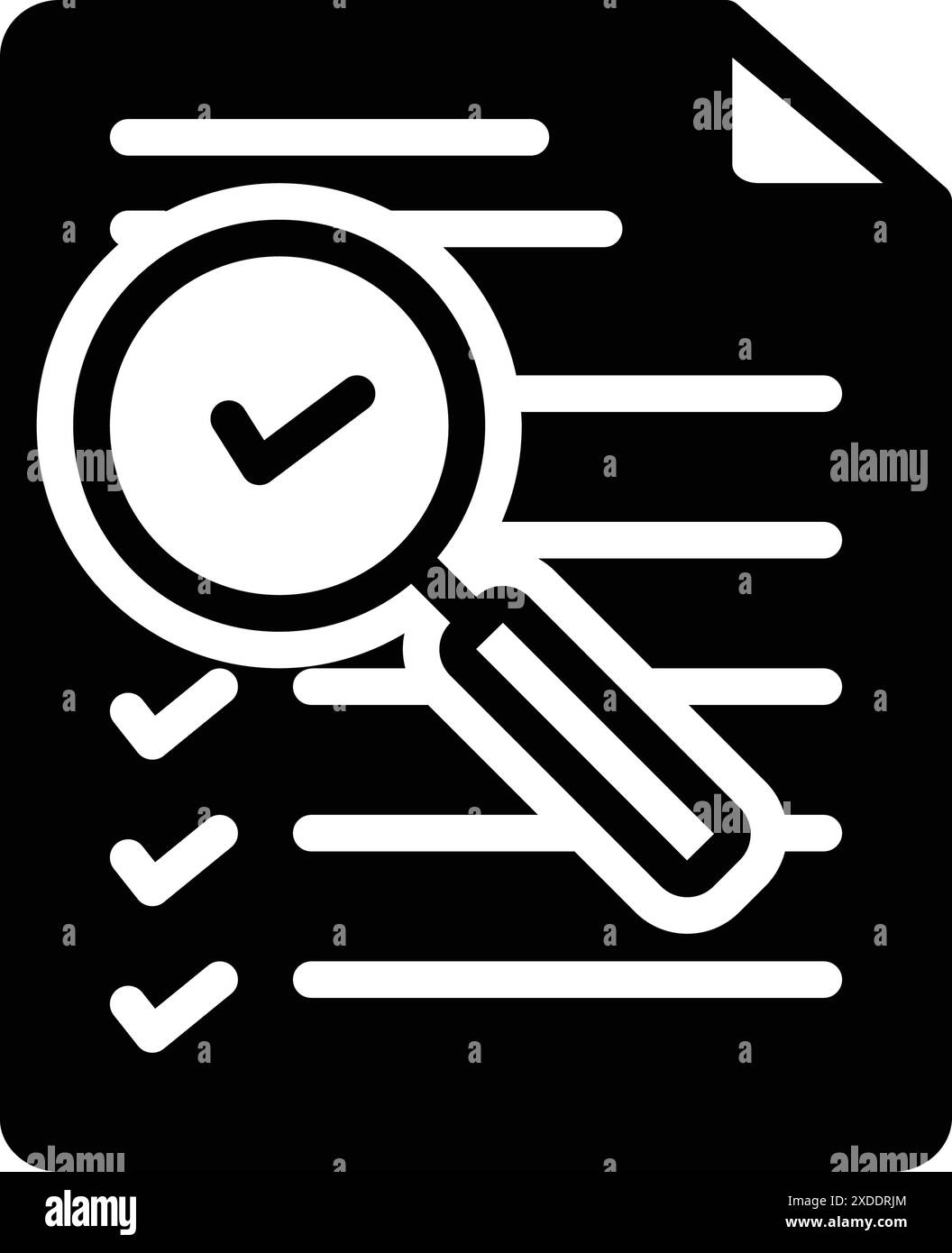 Icon for assessment,document Stock Vector Image & Art - Alamy