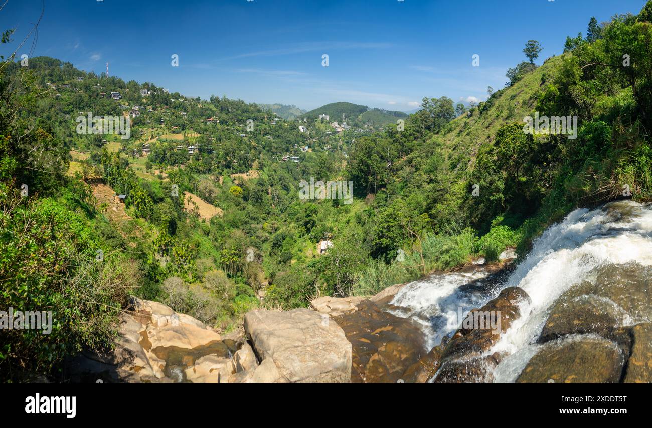 Sri Lanka, Ceylon Island - Ella rock hike on train trails Stock Photo ...