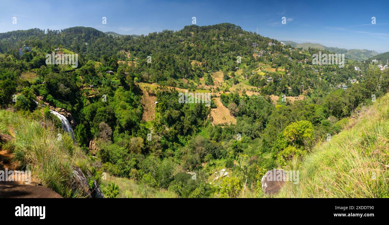 Sri Lanka, Ceylon Island - Ella rock hike on train trails Stock Photo ...