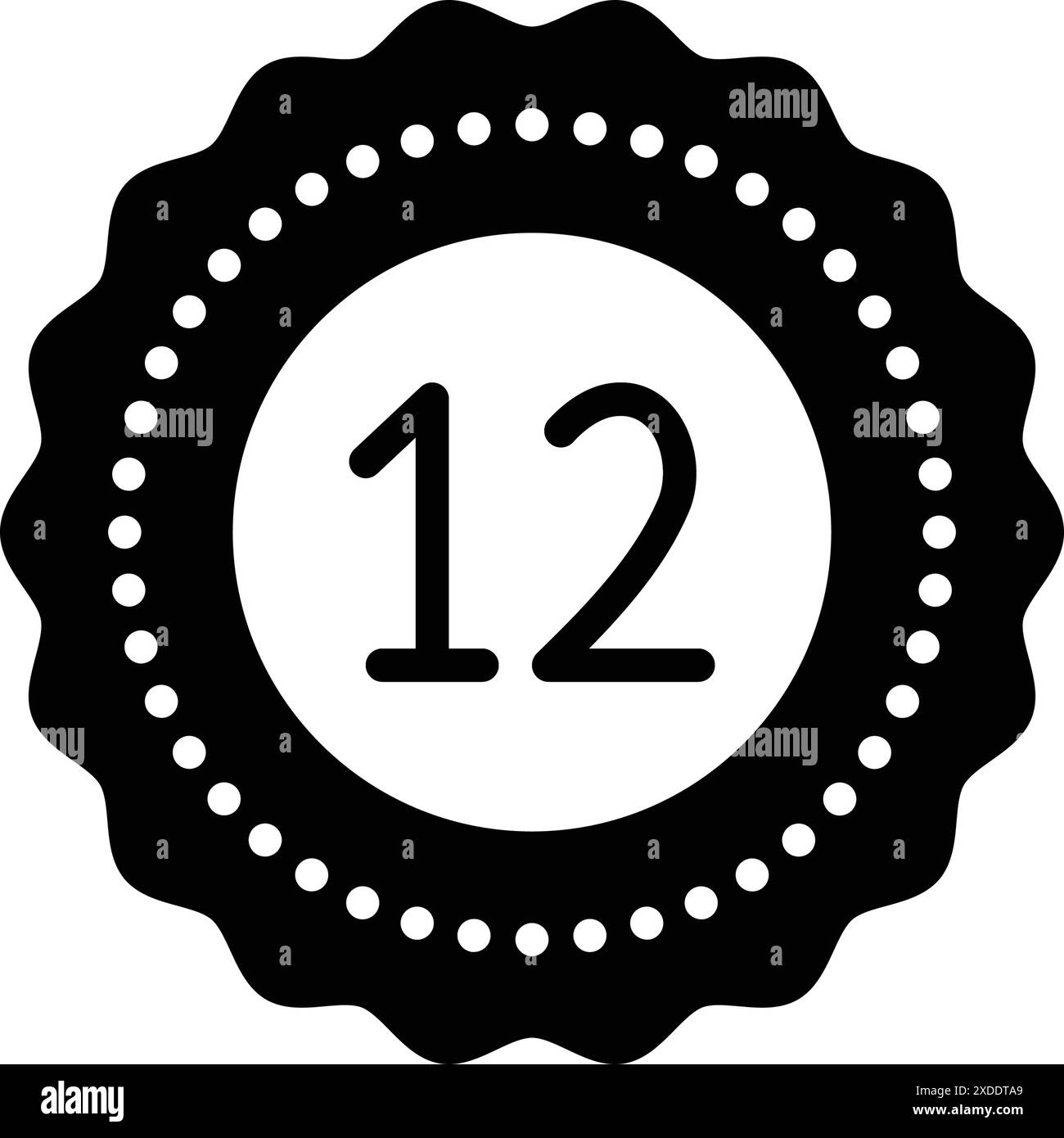 Number twelve Black and White Stock Photos & Images - Alamy