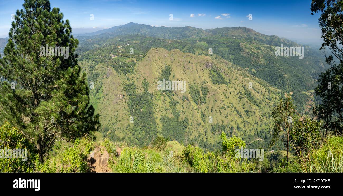 Sri Lanka, Ceylon Island - Ella rock hike on train trails Stock Photo ...