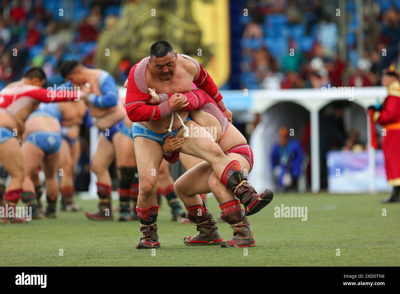 Ulaanbaatar, Mongolia. 11st Jul, 2023. Mongolian Naadam festival 2023 ...