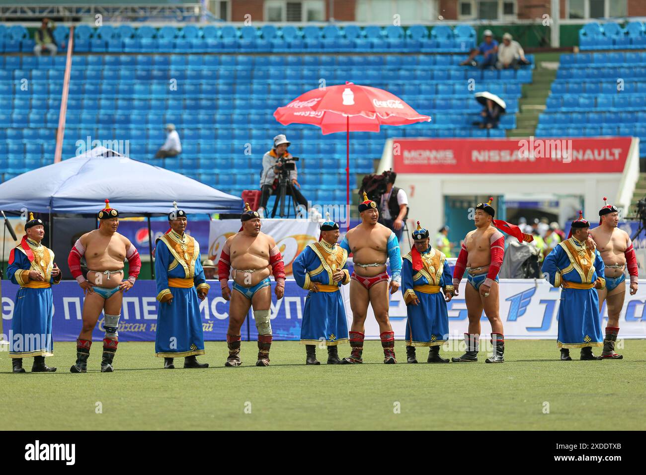 Ulaanbaatar, Mongolia. 12nd Jul, 2023. Mongolian Naadam festival 2023 ...