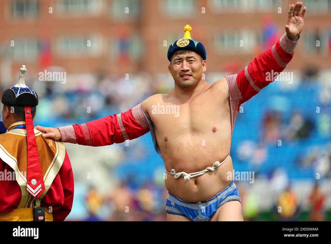 Ulaanbaatar, Mongolia. 12nd Jul, 2023. Mongolian Naadam festival 2023 ...