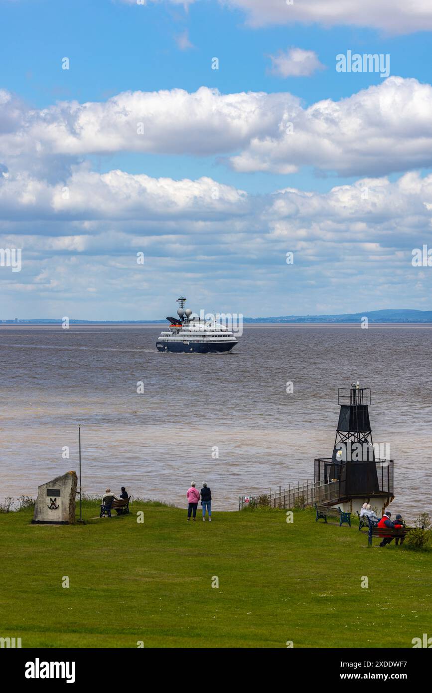 Cruise ship Cortinthian heading for Royal Portbury docks Stock Photo ...