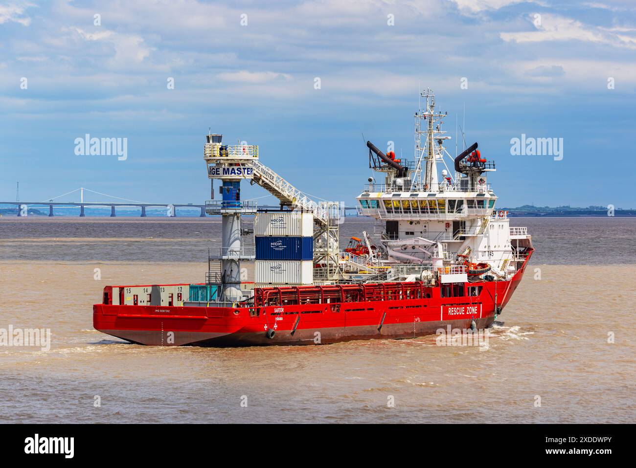 Supply vessel Sartor with Barge master ahc gangway system installed ...