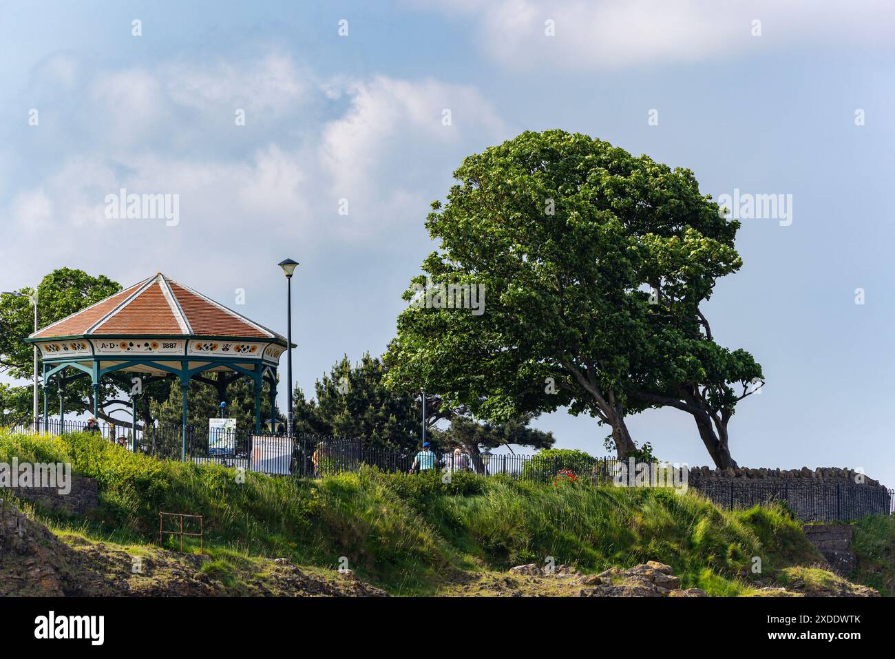 Old leaning fence post hi-res stock photography and images - Alamy