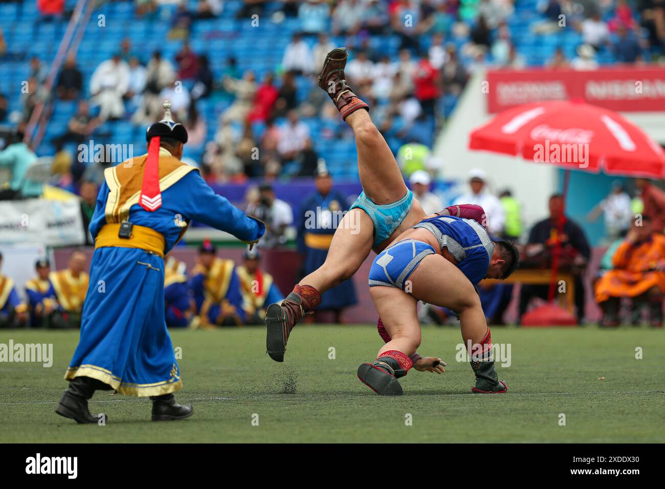 Ulaanbaatar, Mongolia. 12nd Jul, 2023. Mongolian Naadam festival 2023 ...