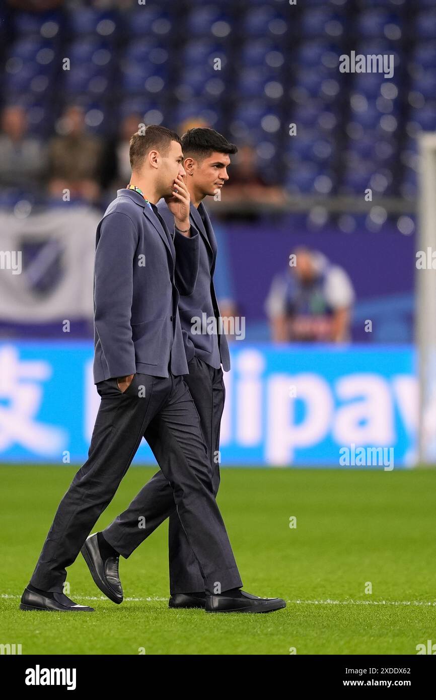 Gelsenkirchen, Germany. 22nd June, 2024. Bbuongiorno and Bellanova ...