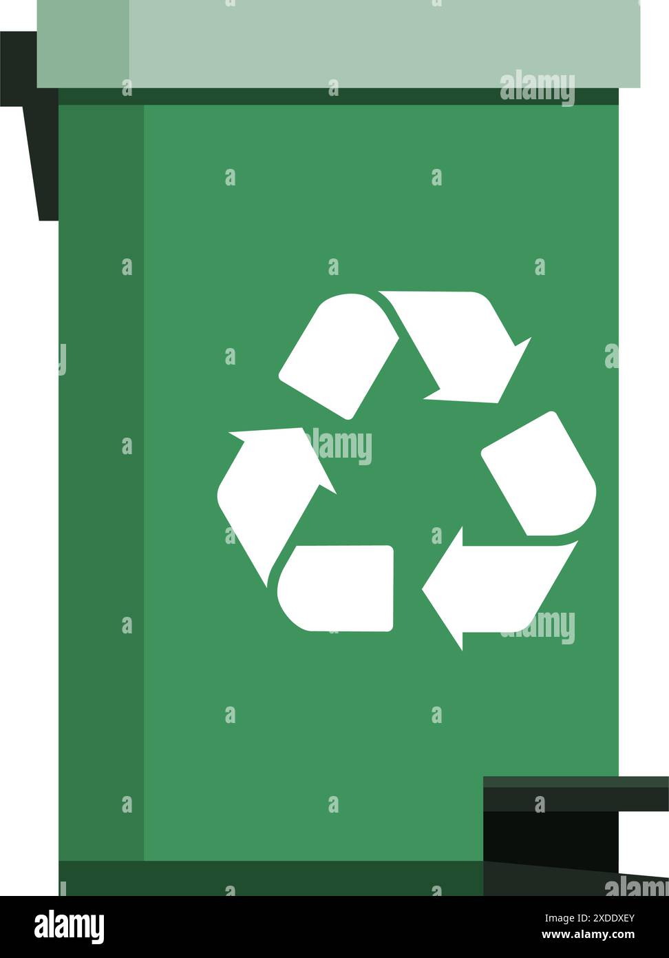 Container trash recycling Stock Vector Images - Alamy