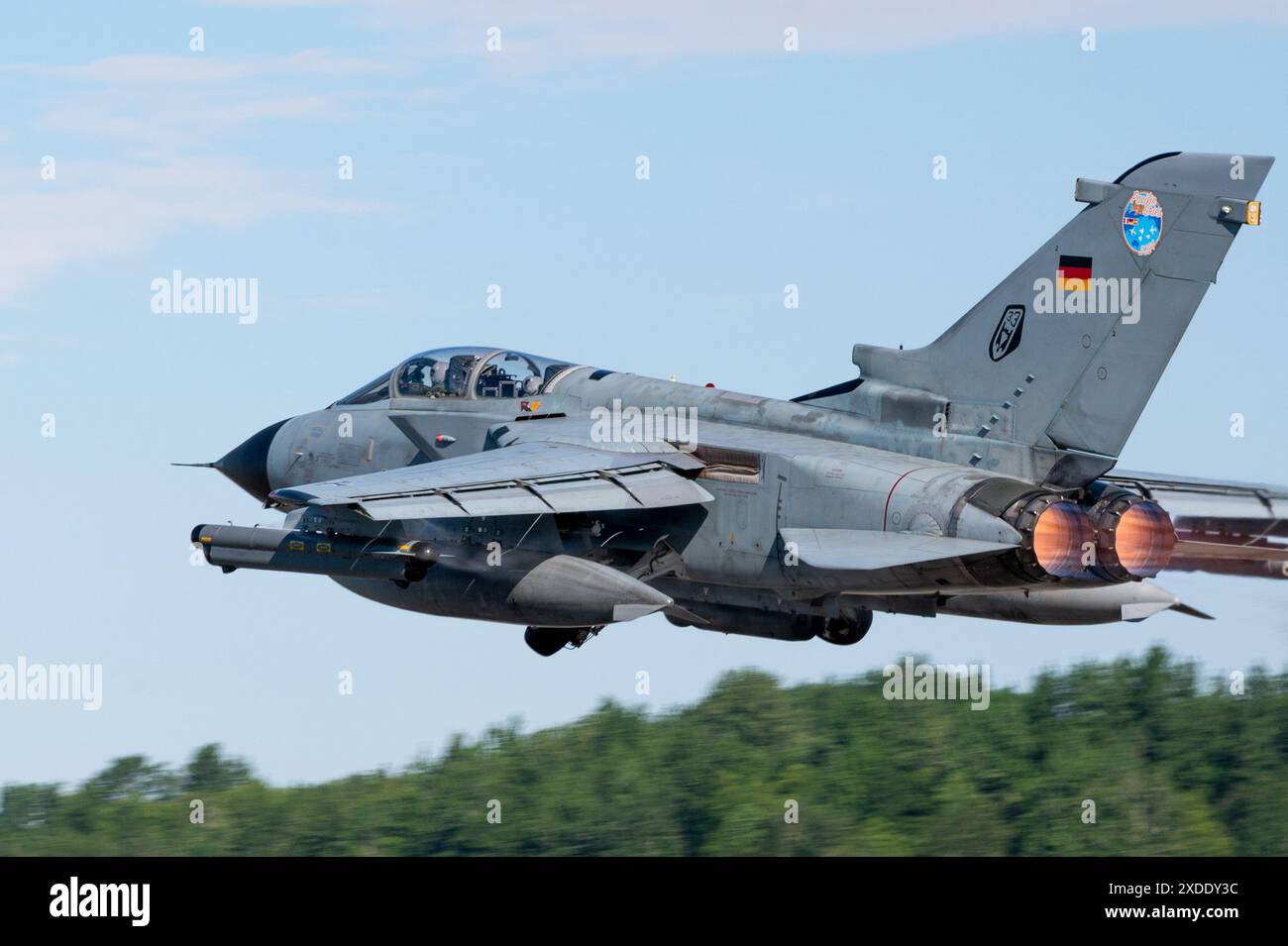 A German Air Force PA-200 Tornado takes off from Joint Base Elmendorf ...