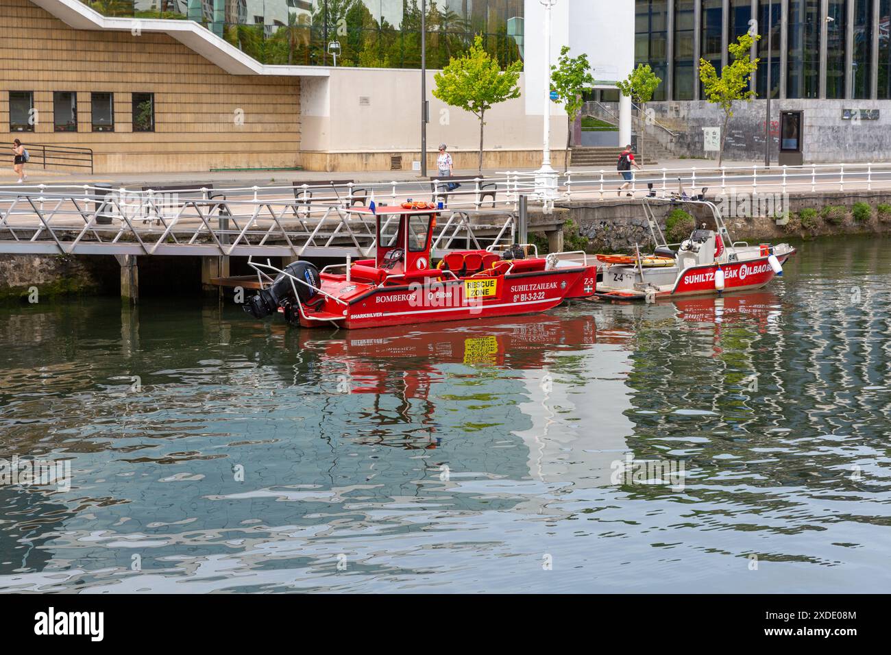 Nervion river, Bilbao Stock Photo - Alamy