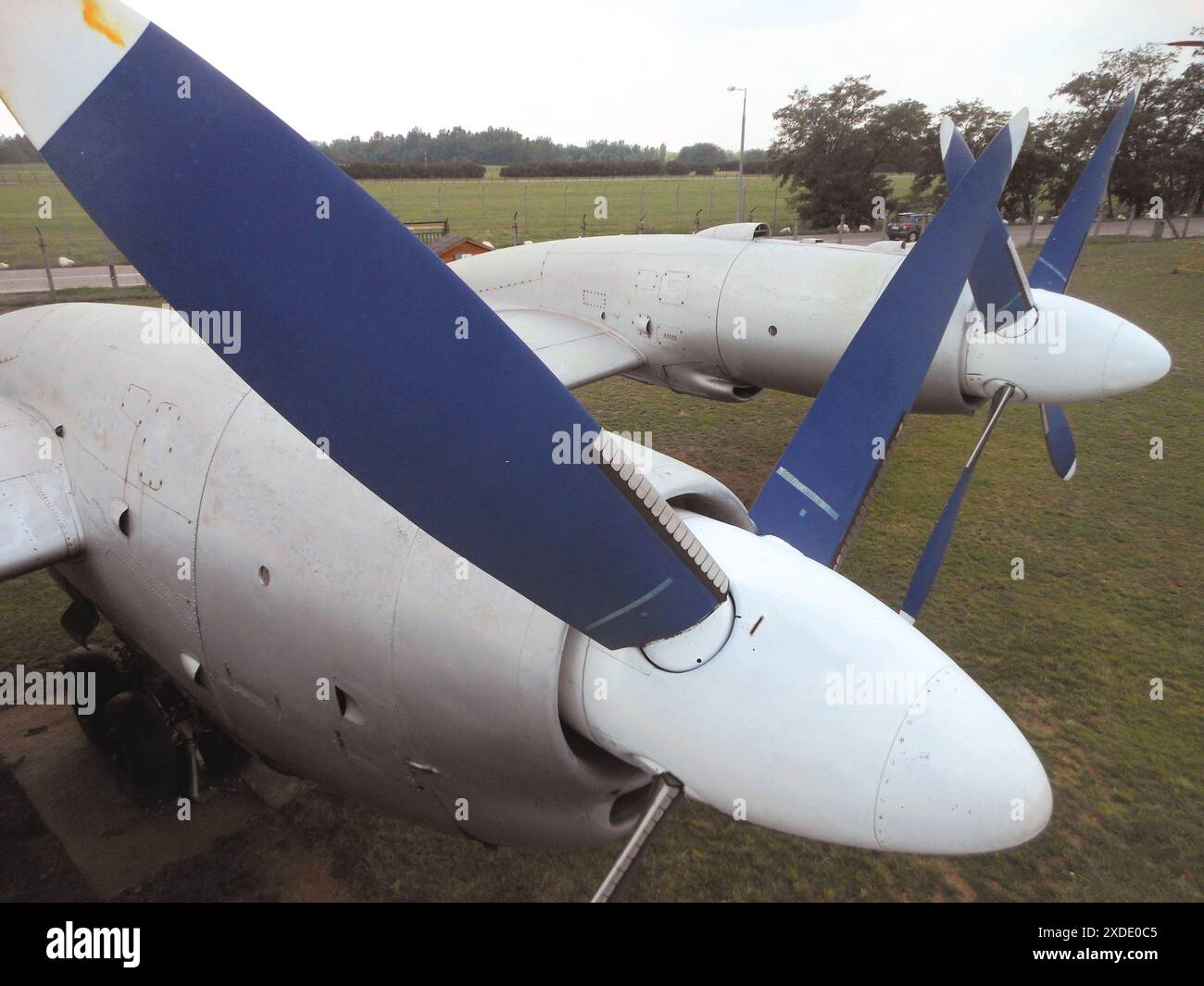 Shot of the wing of an old plane Stock Photo - Alamy