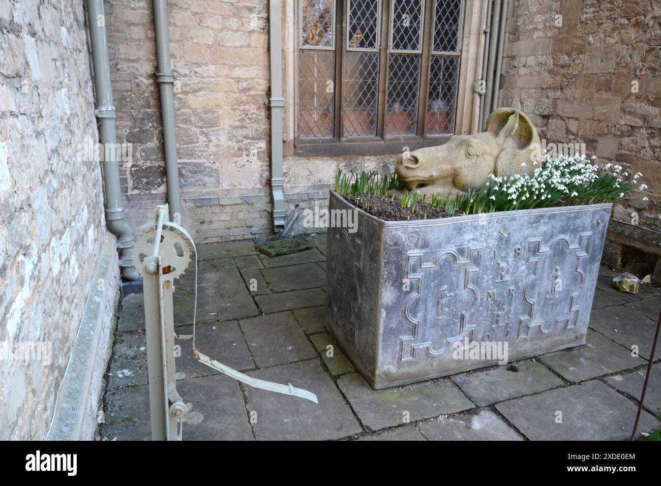 Anglesey Abbey National Trust property stone building ancient historic ...