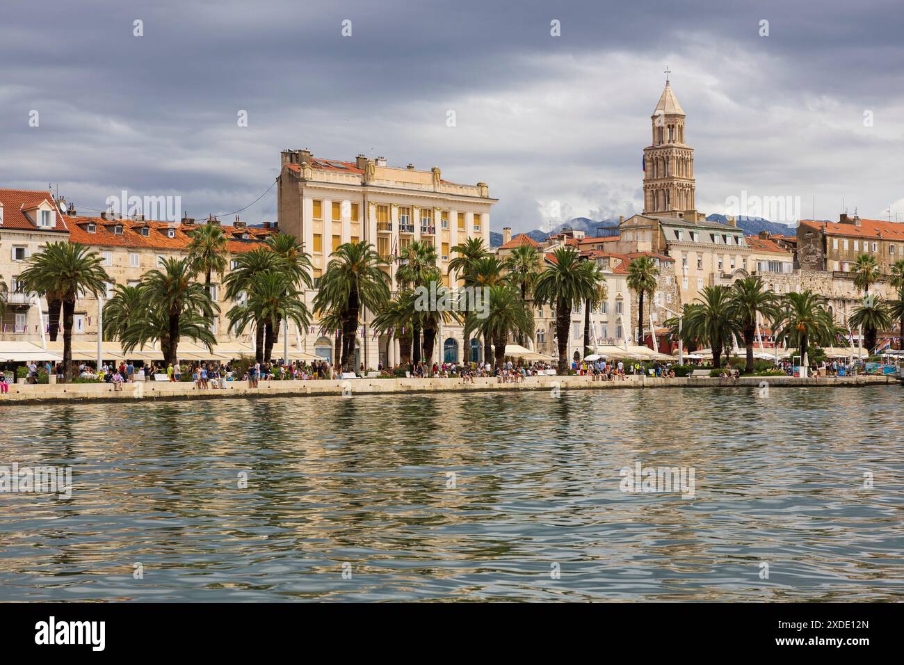 Split, Croatia - 05 August 2023 : Riva promenade Stock Photo - Alamy