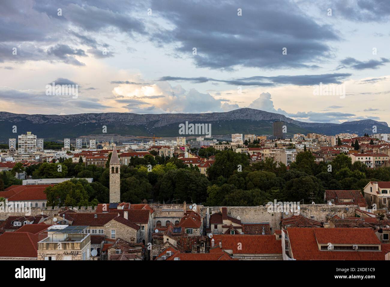 Split, Croatia - 05 August 2023 : Split seen from Cathedral of Saint ...