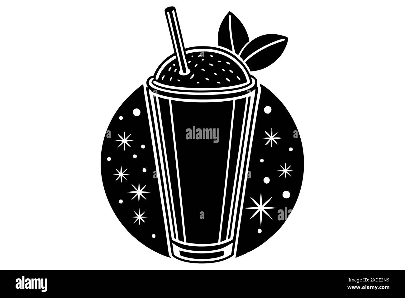 smoothie Vector Illustration and line art Stock Vector Image & Art - Alamy
