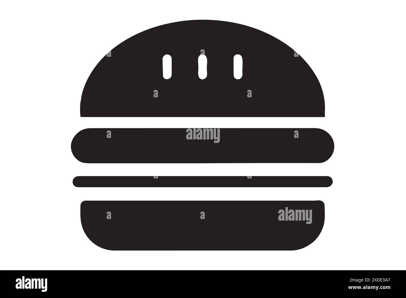 Burger vector illustration Stock Vector Image & Art - Alamy