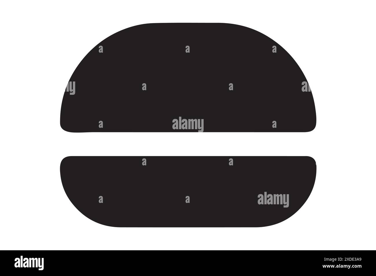 Burger Vector Illustration Silhouette with EPS Format Stock Vector ...