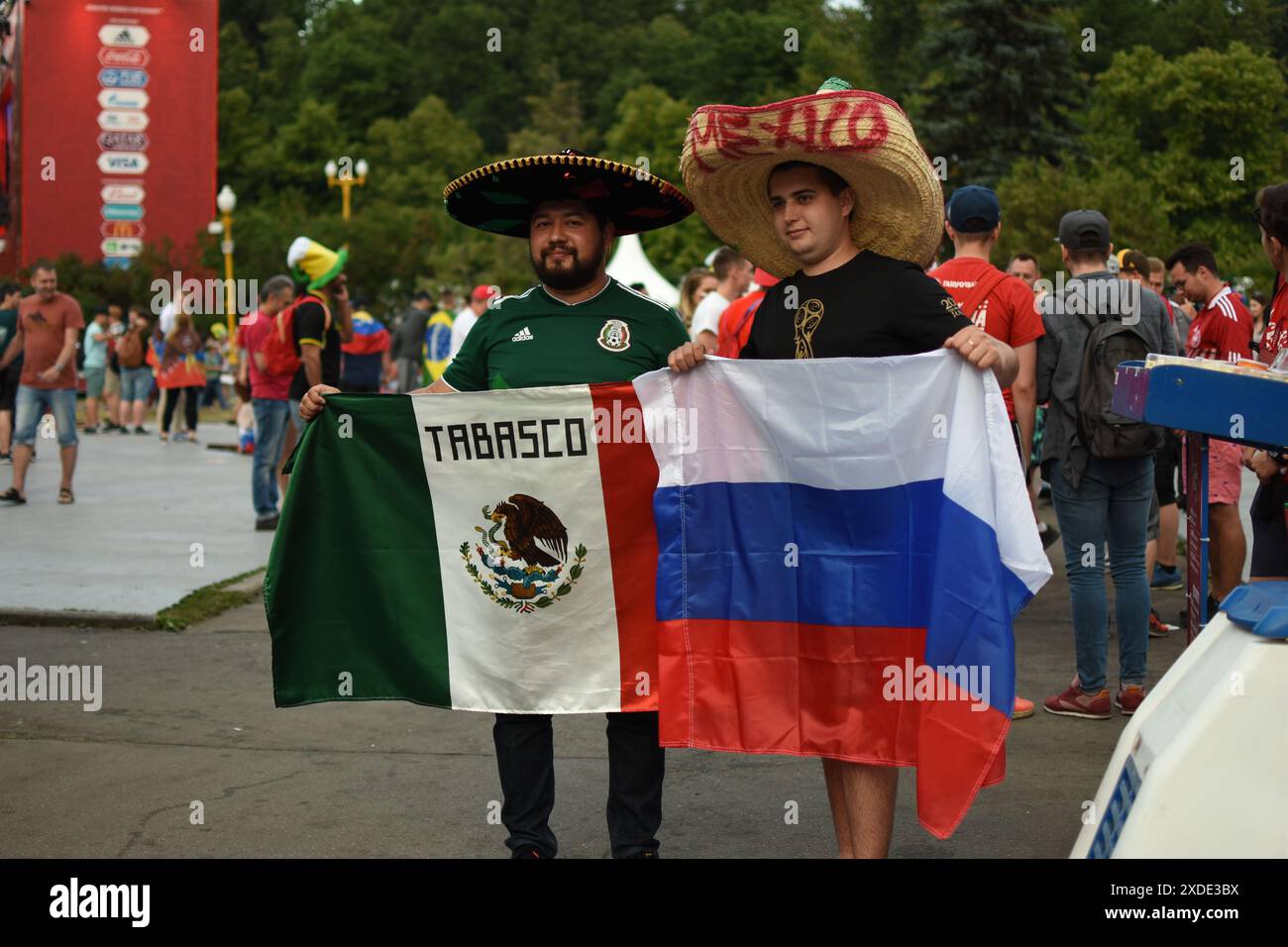 Russia and mexico flags hi-res stock photography and images - Alamy