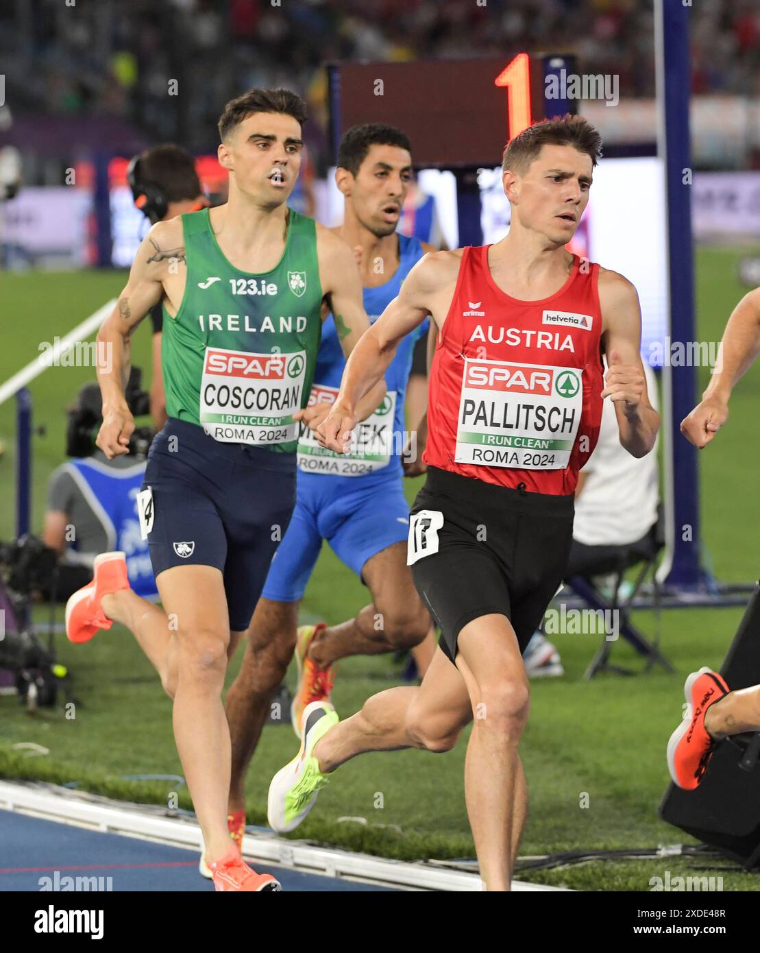 Andrew Coscoran of Ireland competing in the men’s 1500m final at the ...