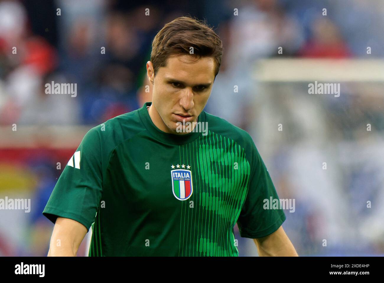 Federico Chiesa of Italy during UEFA Euro 2024 - Spain vs Italy, UEFA ...