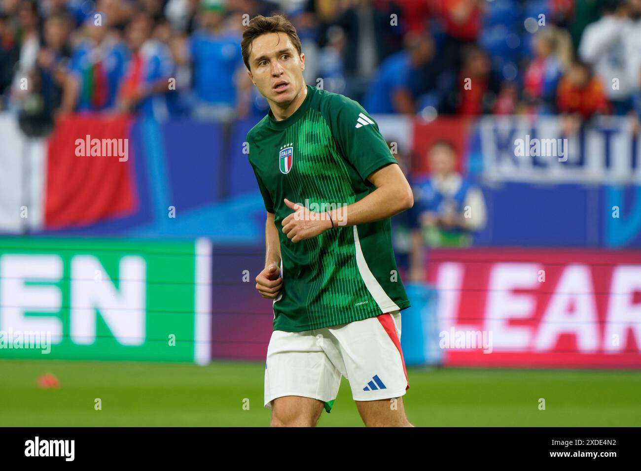 Federico Chiesa of Italy during UEFA Euro 2024 - Spain vs Italy, UEFA ...