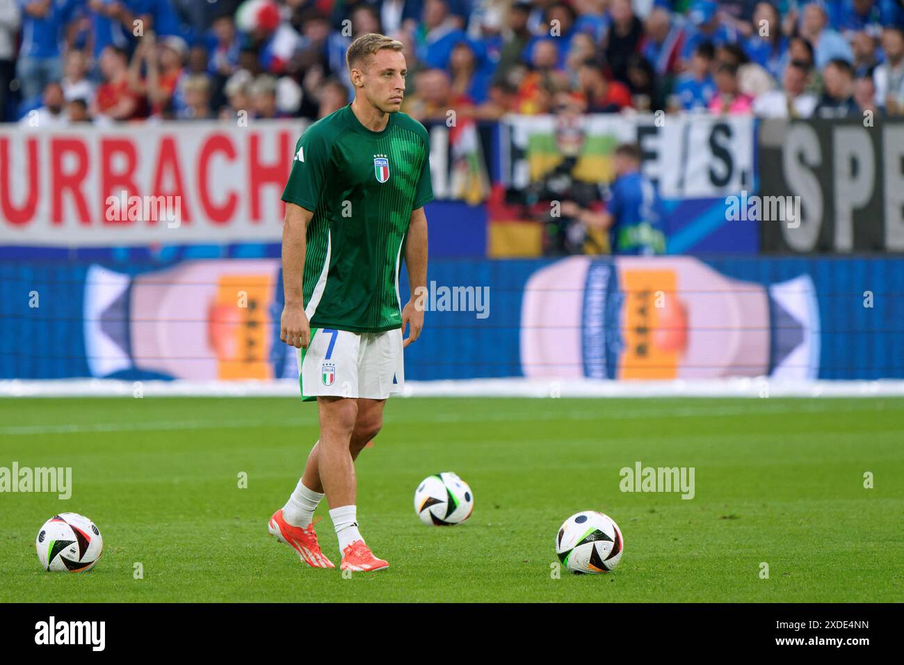 Davide Frattesi of Italy during UEFA Euro 2024 - Spain vs Italy, UEFA ...