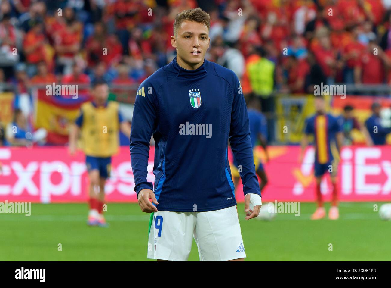Mateo Retegui of Italy during UEFA Euro 2024 - Spain vs Italy, UEFA ...