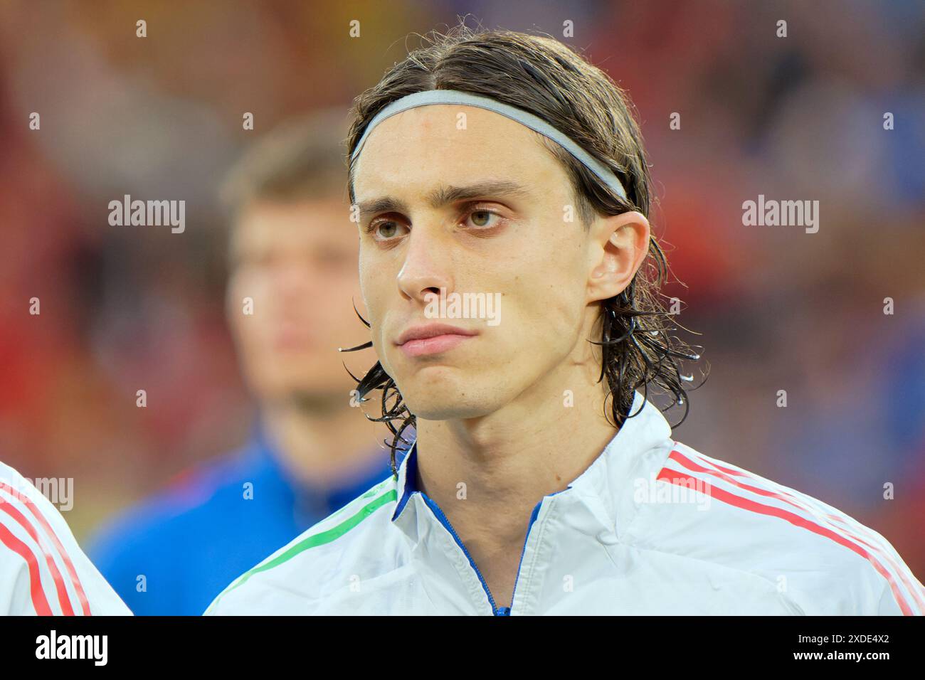 Riccardo Calafiori of Italy during UEFA Euro 2024 - Spain vs Italy ...