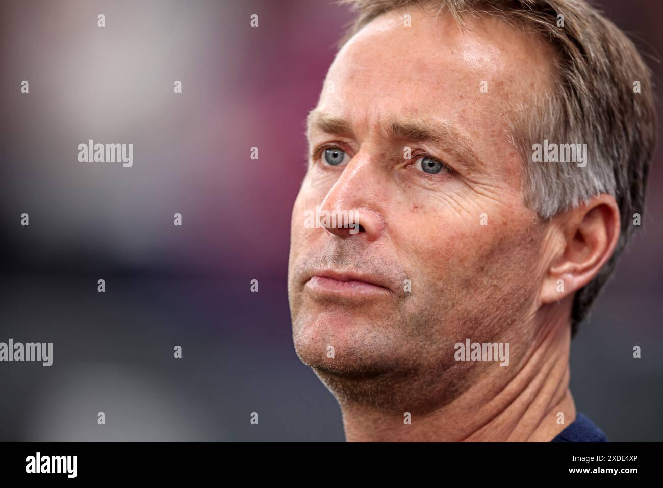FRANKFURT AM MAIN, GERMANY - JUNE 20: Kasper Hjulmand Coach of Denmark ...
