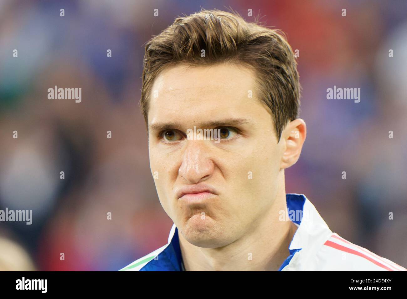 Federico Chiesa of Italy during UEFA Euro 2024 - Spain vs Italy, UEFA ...