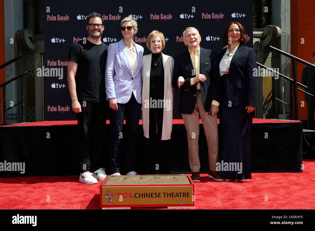 Bill Hader, Jane Lynch, Carol Burnett, Bob Mackie und Maya Rudolph bei ...