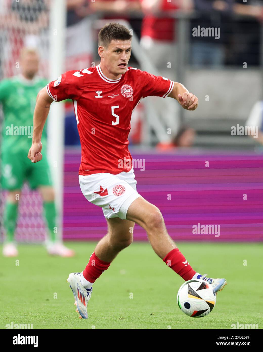 FRANKFURT AM MAIN, GERMANY - JUNE 20: Joakim Maehle of Denmark e during ...