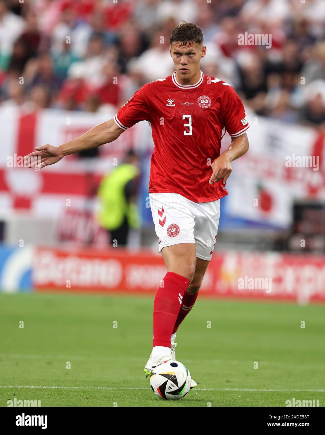 FRANKFURT AM MAIN, GERMANY - JUNE 20: Jannik Vestergaard of Denmark ...