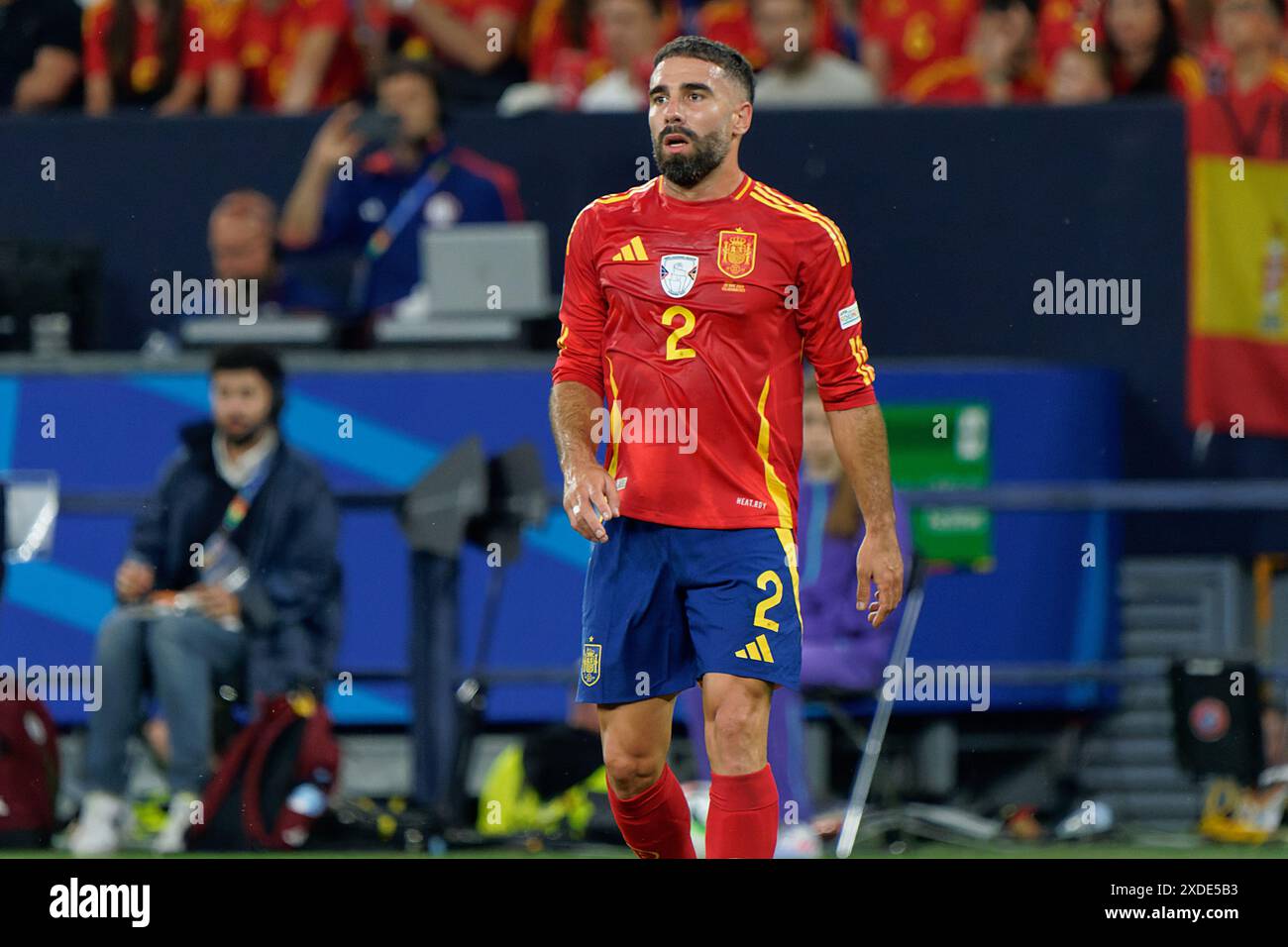 Dani Carvajal of Spain during UEFA Euro 2024 - Spain vs Italy, UEFA ...