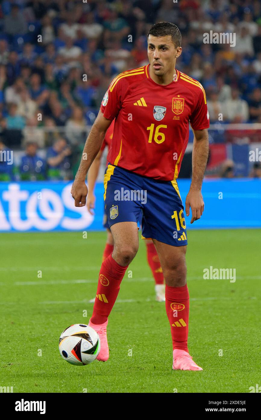 Rodri of Spain during UEFA Euro 2024 - Spain vs Italy, UEFA European ...
