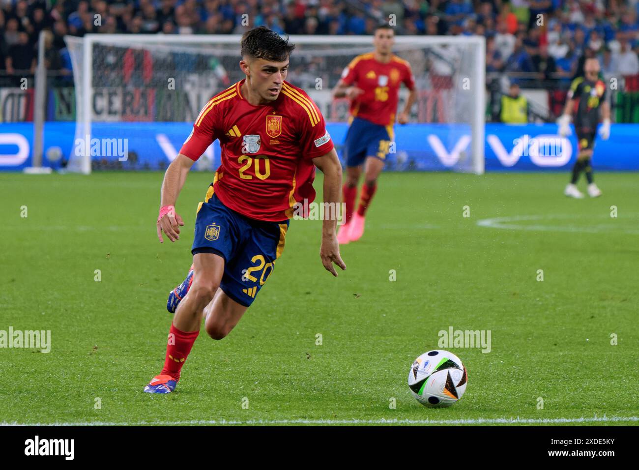 Pedri of Spain during UEFA Euro 2024 - Spain vs Italy, UEFA European ...