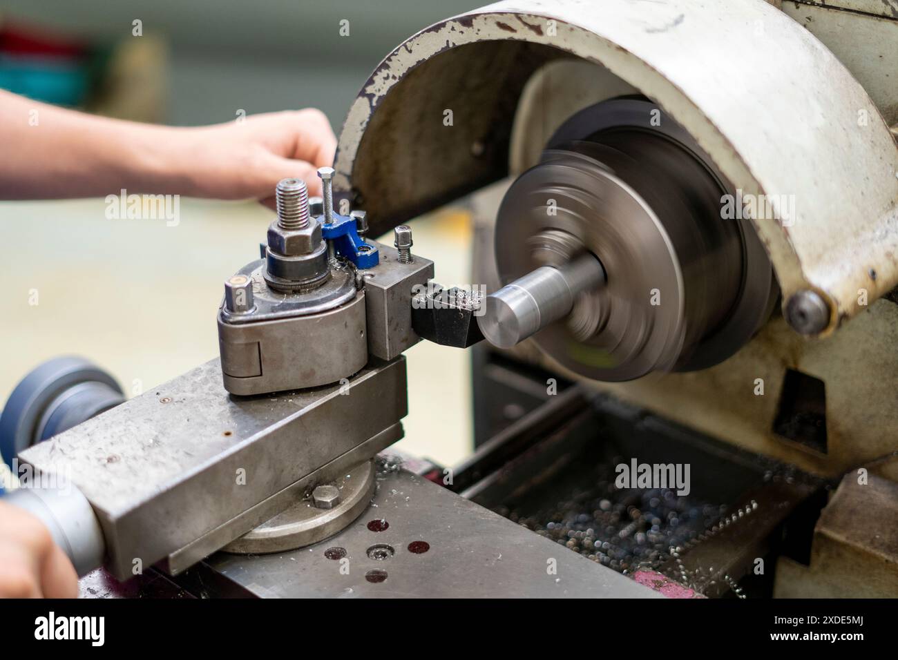Metalworking on old factory hi-res stock photography and images - Alamy